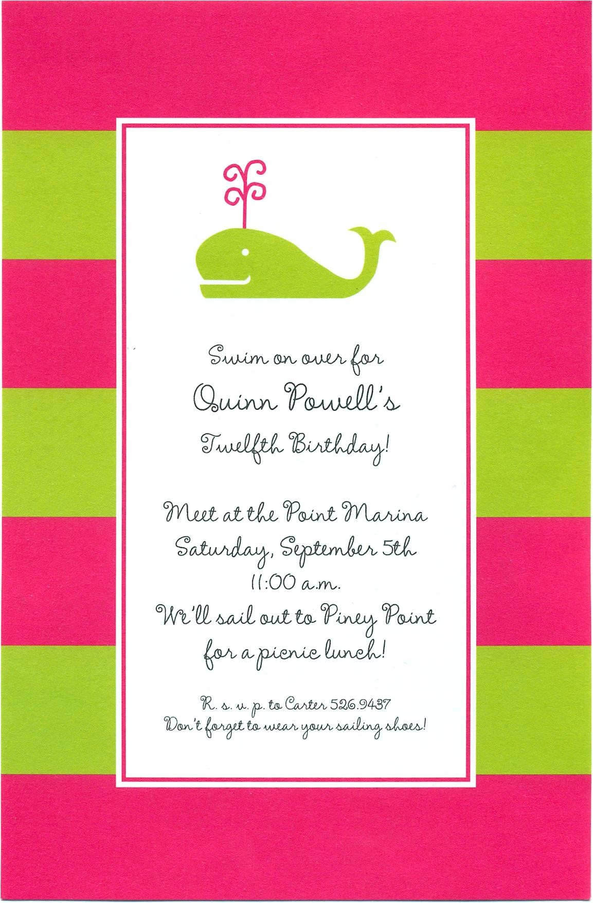 Birthday Party Invite Wording Drop Off Wmmfitness